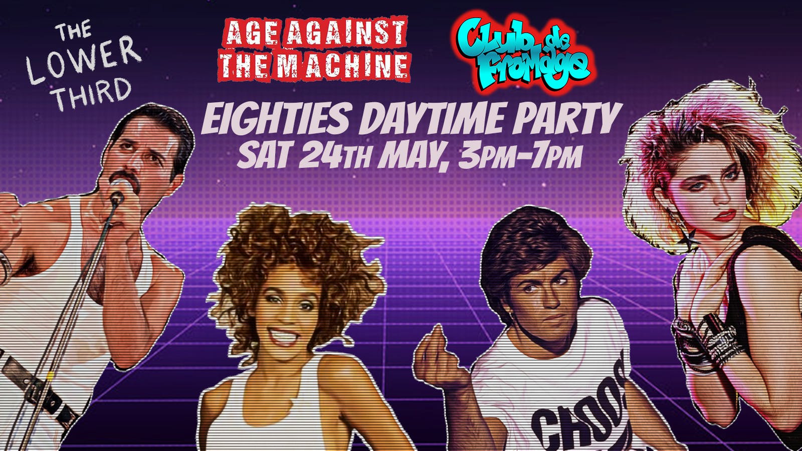 80s SPECIAL: Age Against The Machine & Club de Fromage Over 30s Daytime ...