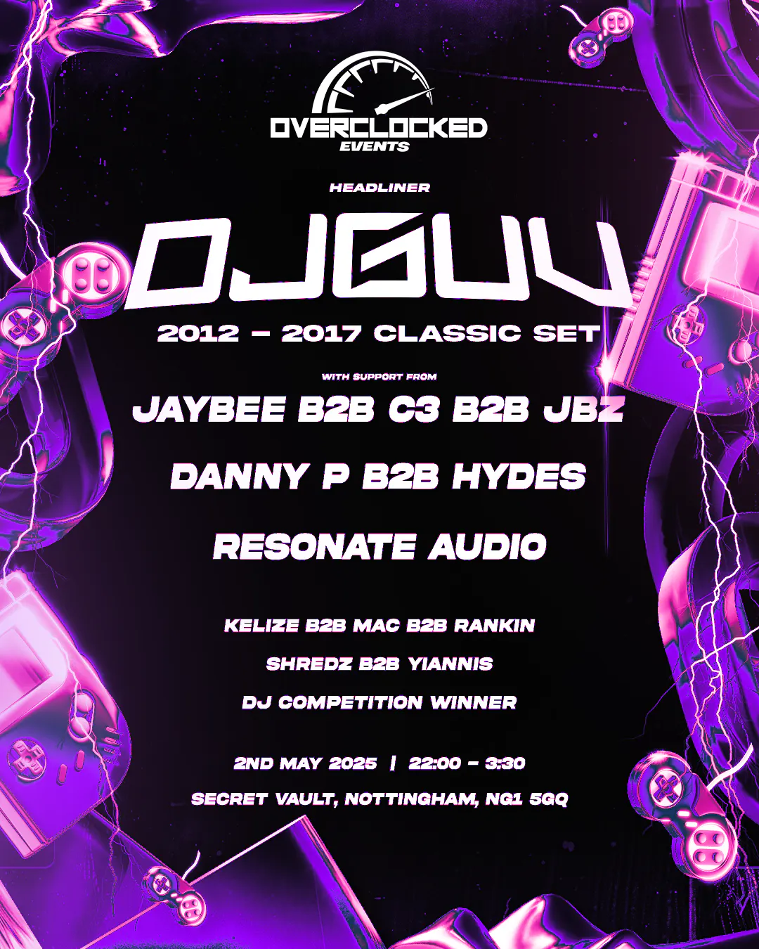 The Next Level: DJ Guv at Secret Vault, Nottingham on 2nd May | Fatsoma