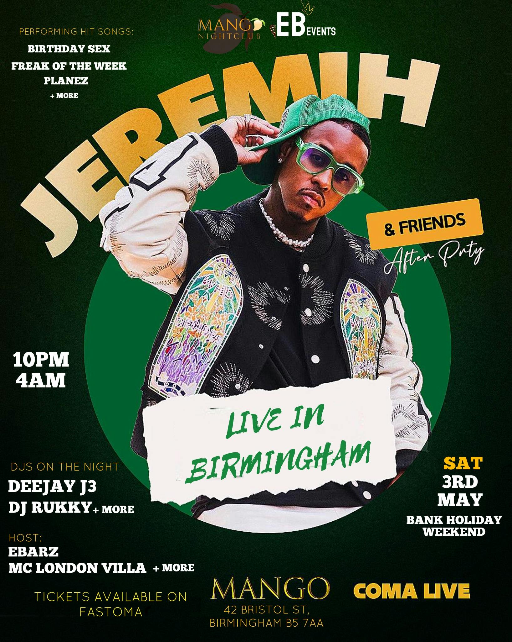 TONIGHT MAIN EVENT- JEREMIH / TREY SONGS : LIVE IN BIRMINGHAM ...