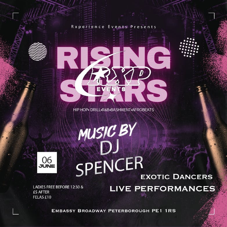 Rising Stars By Rxperience Events at Embassy, Flares & Red Room ...