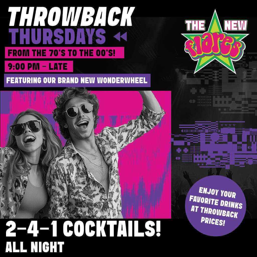 Throwback Thursdays at Flares - Doncaster, Doncaster on 29th May | Fatsoma