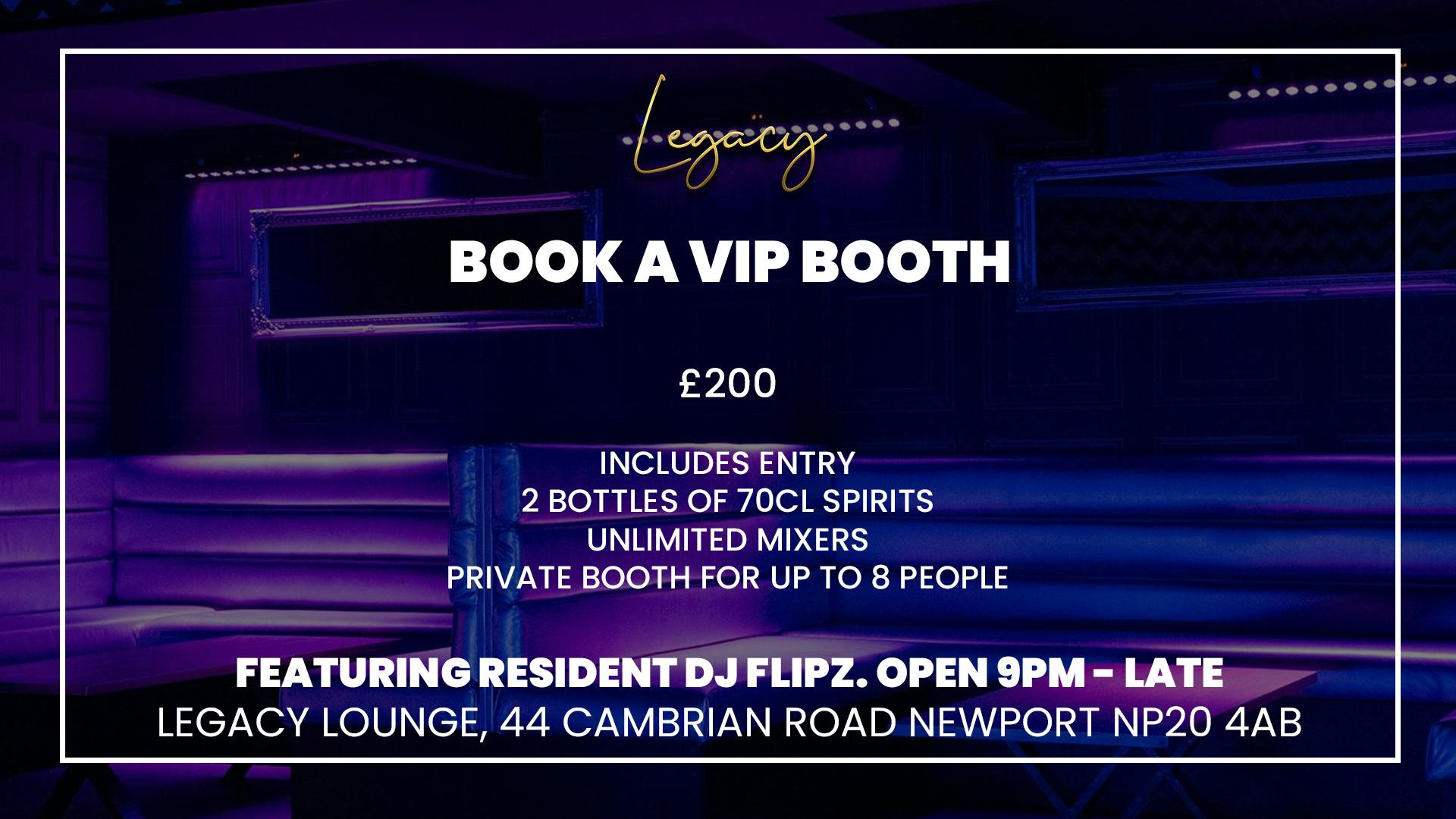 Saturday Shutdown! at Legacy, Newport on 22nd Nov | Fatsoma