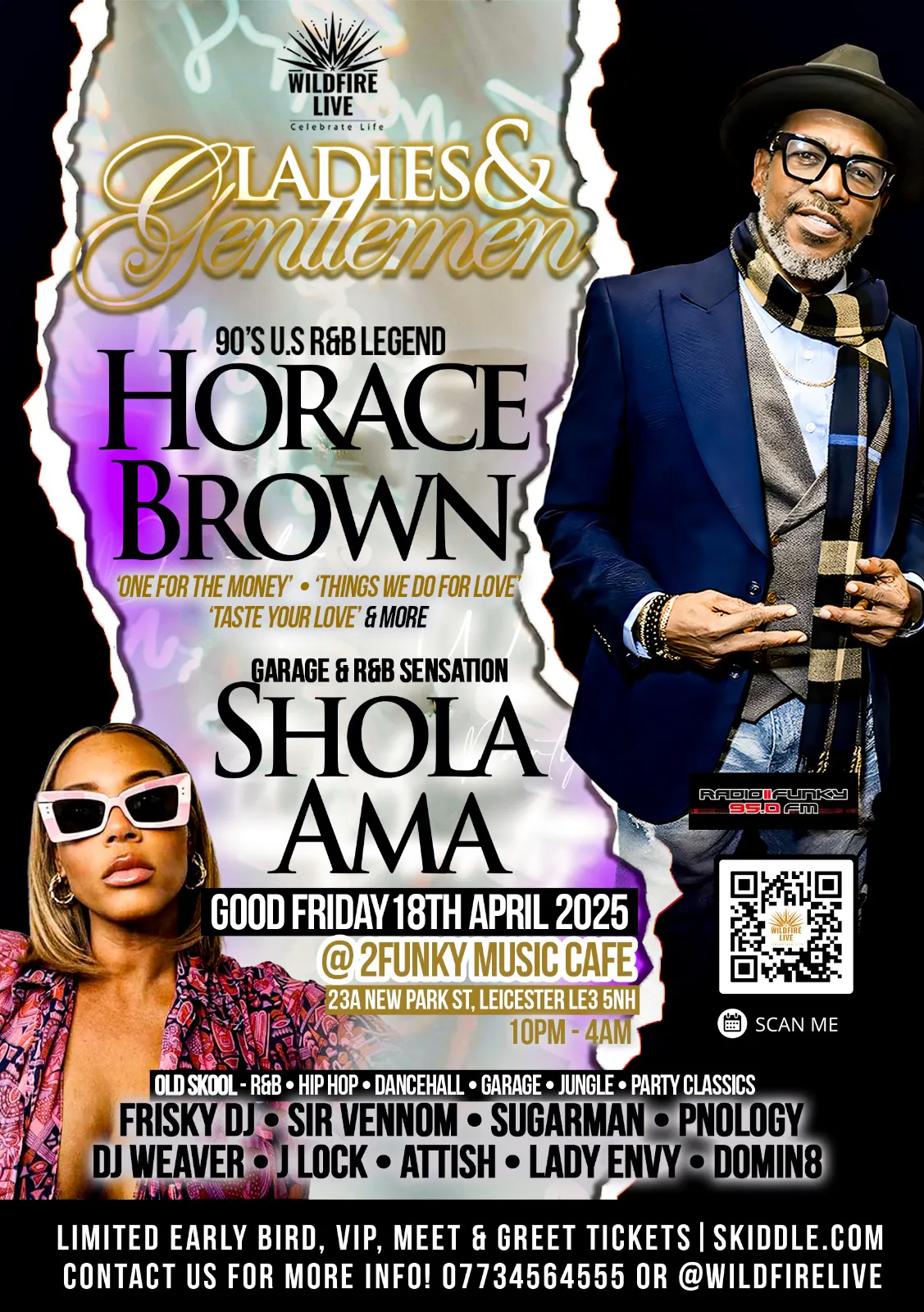 Ladies & Gentlemen presents... 90s RnB Superstar HORACE BROWN & SHOLA ...