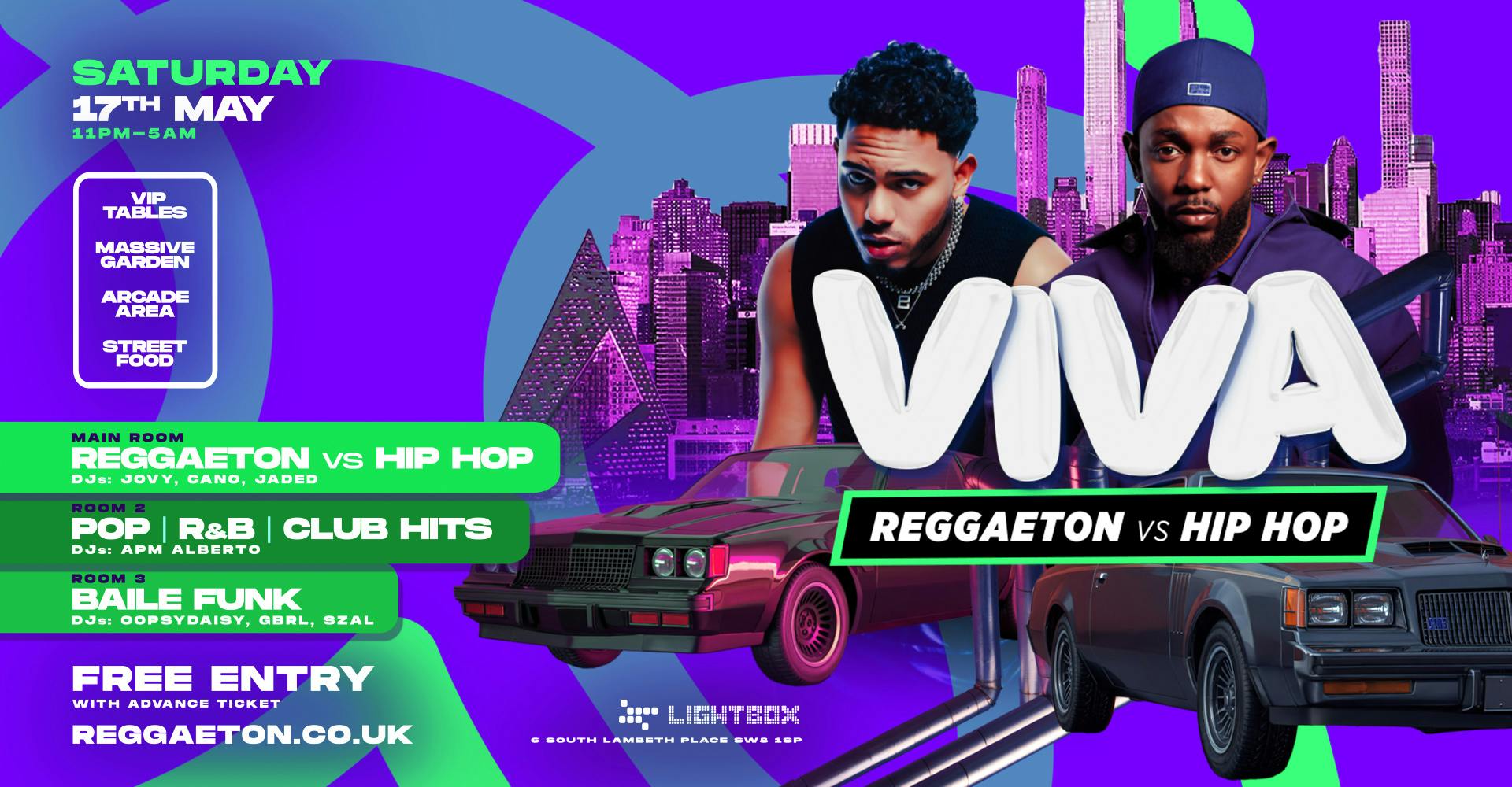 REGGAETON All Night Long at Lightbox London, London on 17th May | Fatsoma