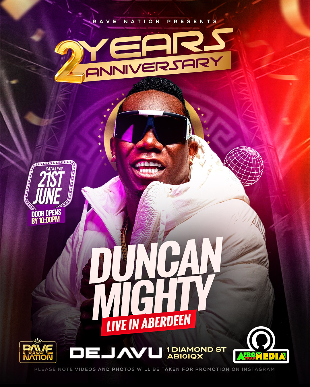 DUNCAN MIGHTY LIVE IN ABERDEEN at Dejavu Nightclub Aberdeen, Aberdeen ...