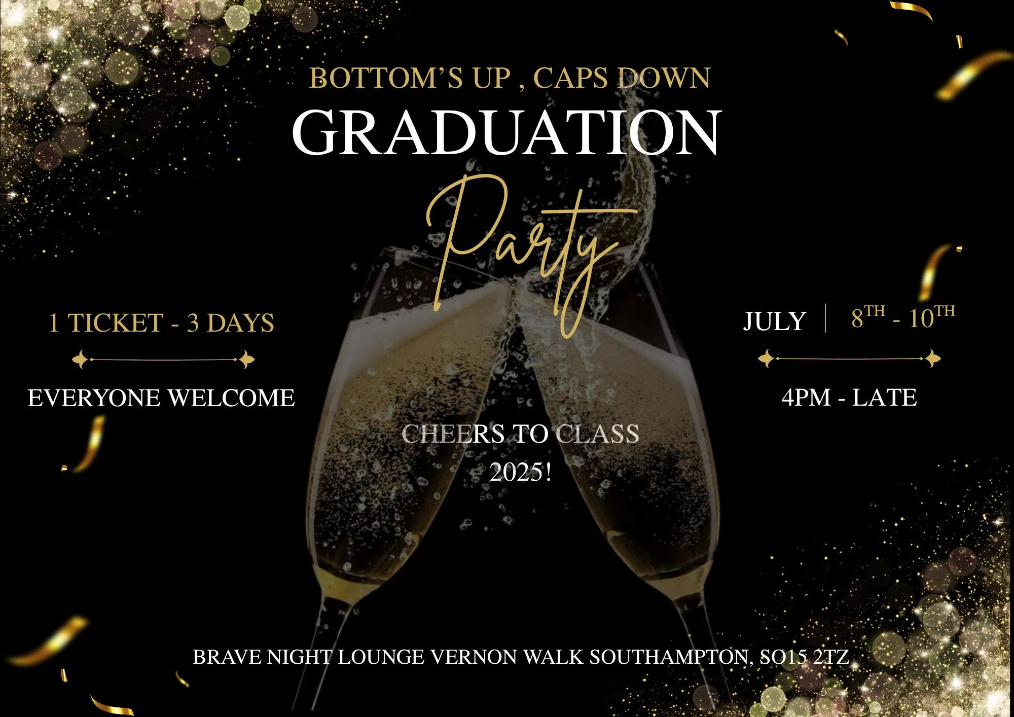🎓🔥 THE ULTIMATE GRADUATION WEEKENDER🔥🎓 at BRAVE Night Lounge ...