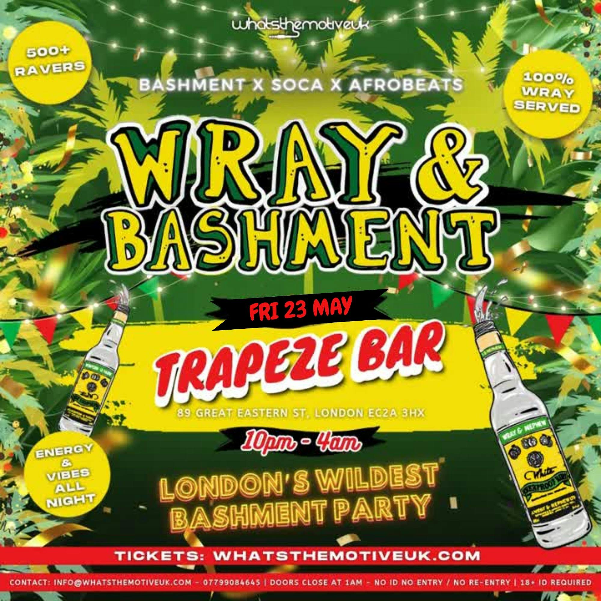 HENNY & BASHMENT - London's Wildest Bank Holiday Bashment Party (FREE ENTRY BEFORE 12AM) at ...
