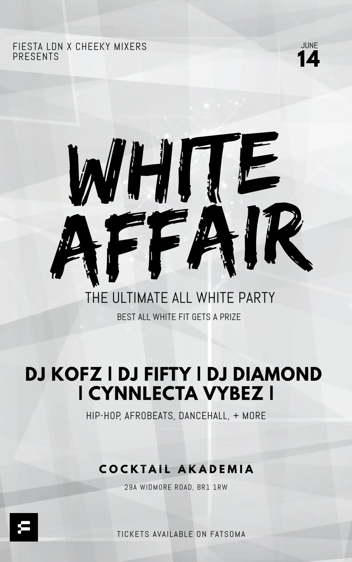 WHITE AFFAIR | ULTIMATE ALL WHITE PARTY at Cocktail Akademia Bar ...