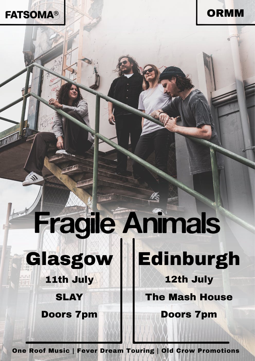 Fragile Animals + Special Guests at Slay Glasgow, Glasgow on 11th Jul ...