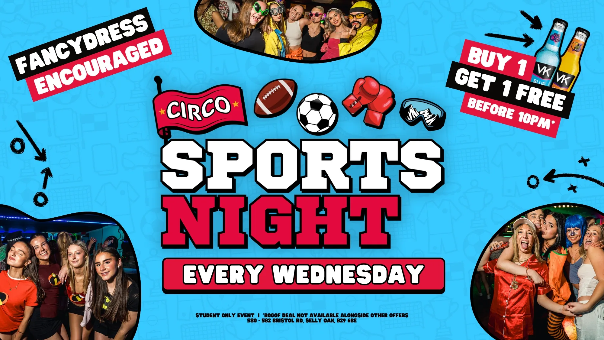 CIRCO SPORTS NIGHT 🏅 EVERY WEDNESDAY 🏅 [4TH JUNE] at Circo Student Bar ...
