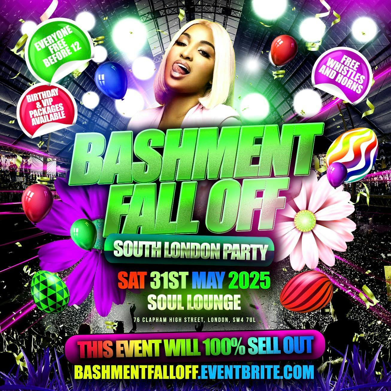 Bashment Fall Off Party - Everyone Free Before 12AM at Soul Lounge ...