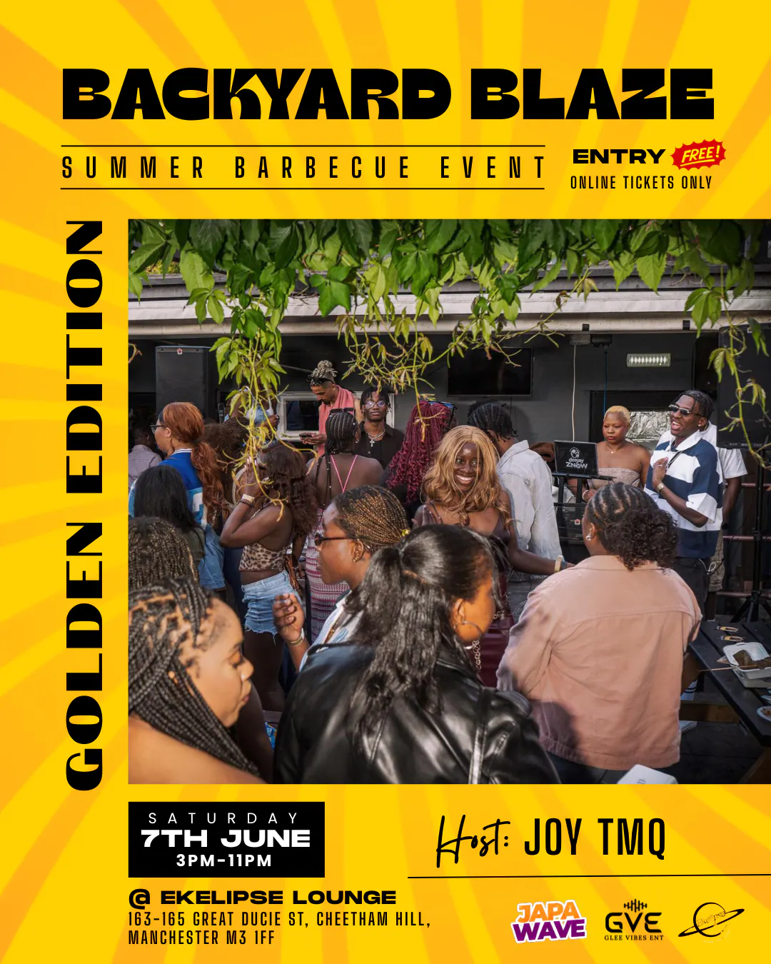 Backyard Blaze Summer Barbecue Event at EKELIPSE LOUNGE, Manchester on ...