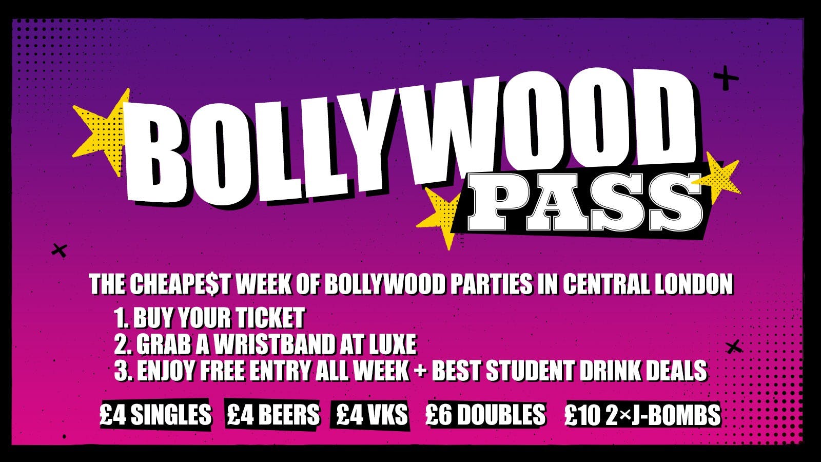 #The BollyPass @ LUXE (Formally Tiger Tiger) at Tiger Tiger London, London on 8th Jul | Fatsoma