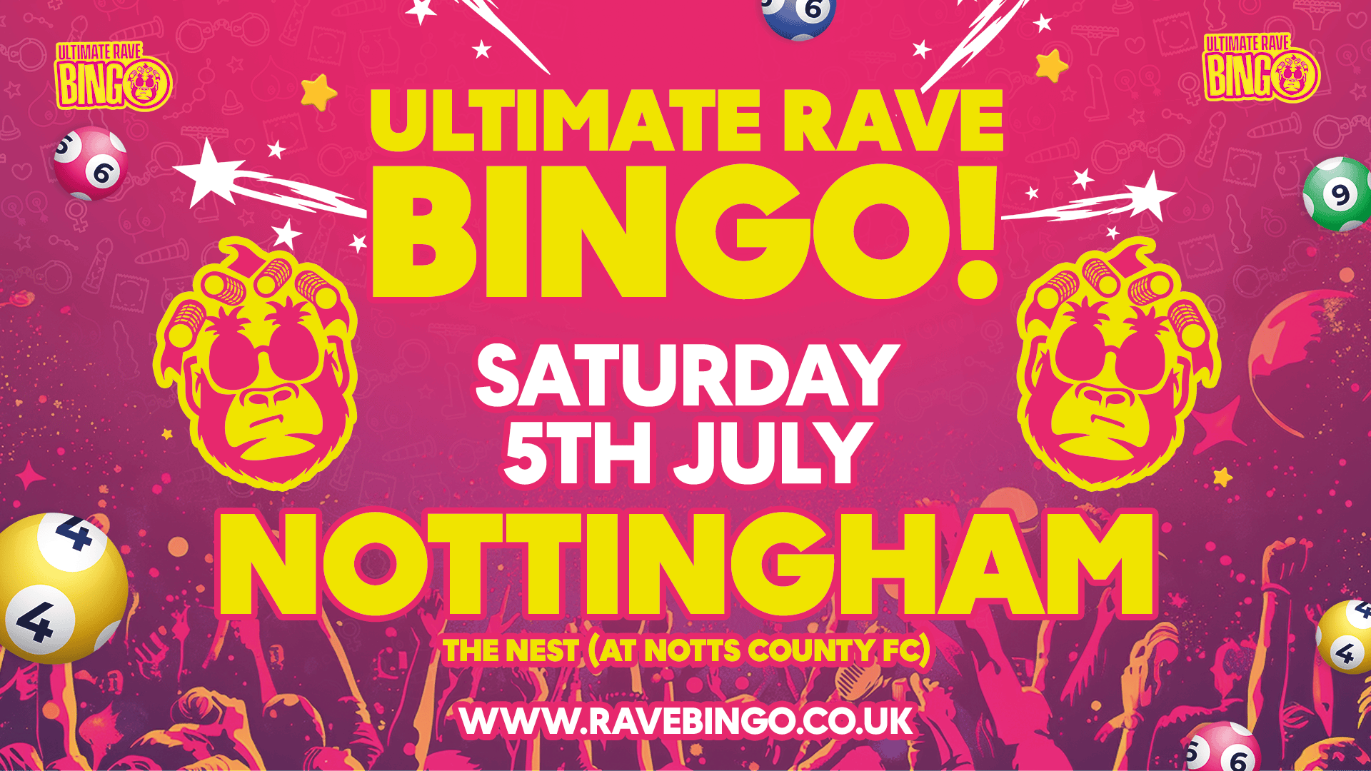 Ultimate Rave Bingo // Nottingham // 5th July at The Nest, Nottingham ...