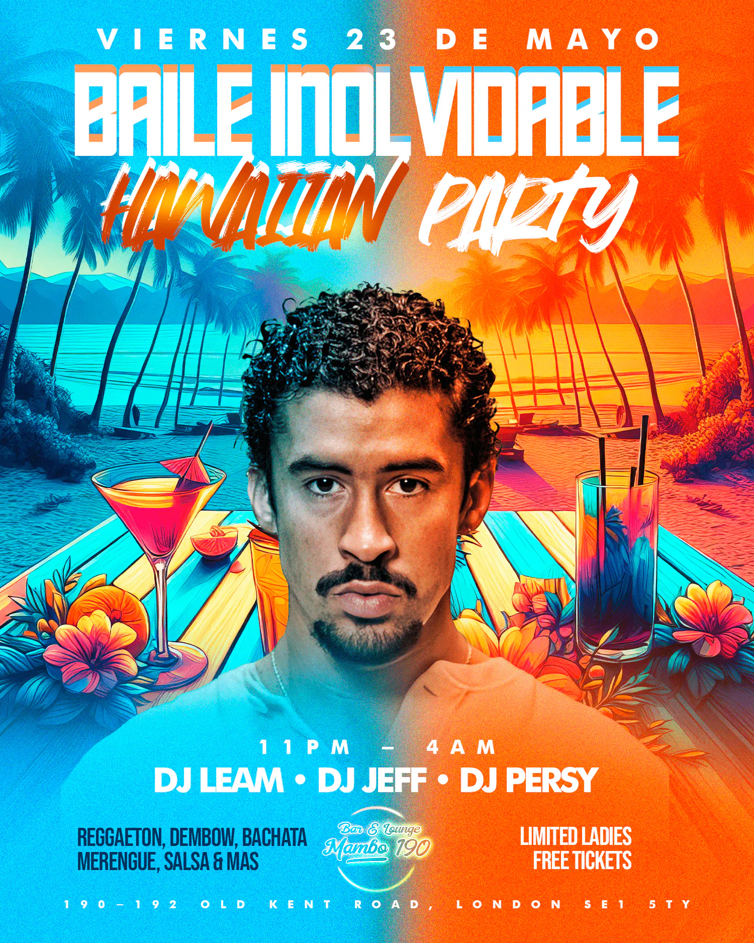 BAILE INOLVIDABLE "HAWAIIAN PARTY" @MAMBO 190 at Mambo 190, London on ...