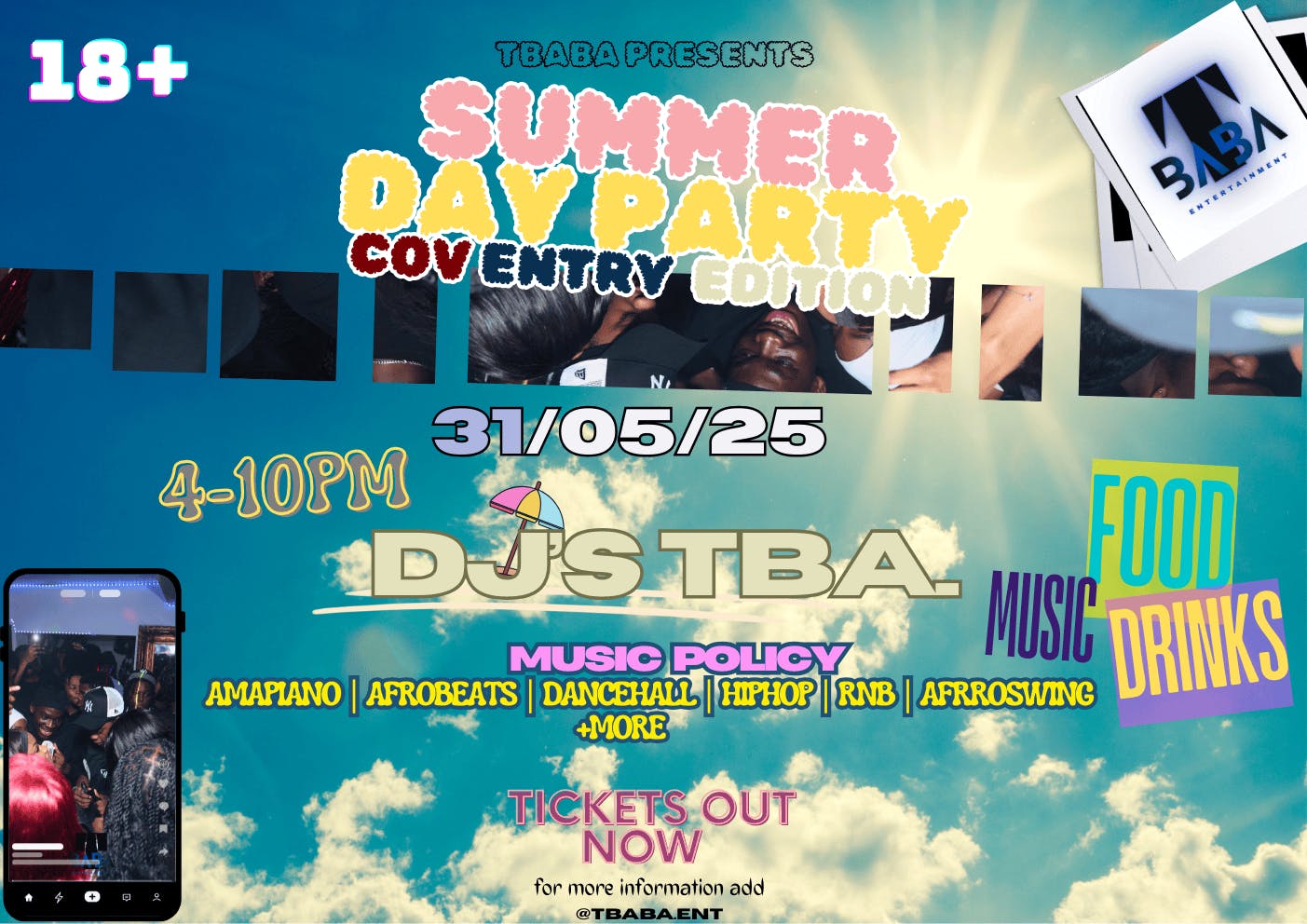 SUMMER DAY PARTY | Coventry Edition - Tbaba Entertainments at Kasbah garden , Coventry on 31st ...