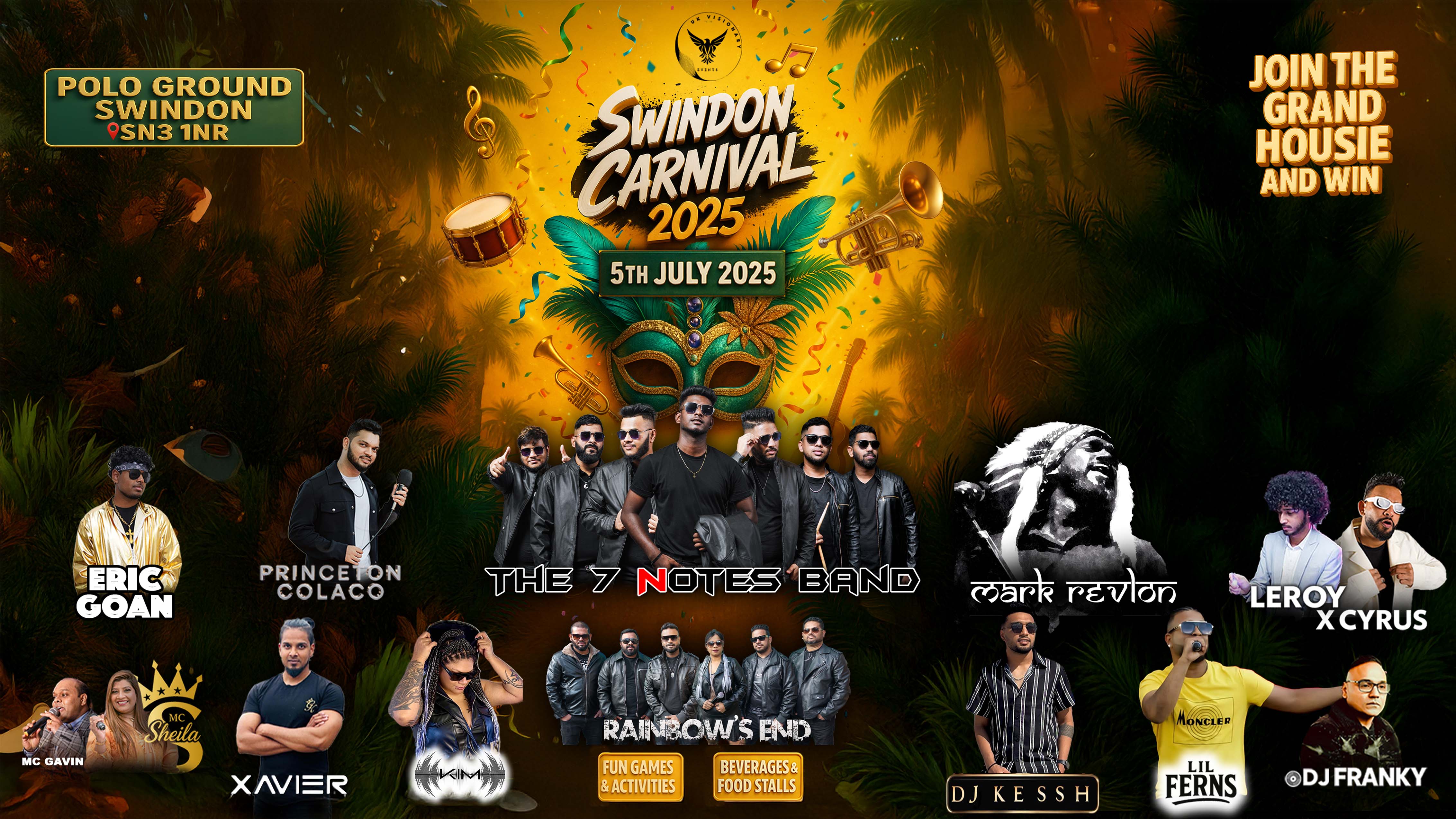 Swindon Carnival at Polo Ground, Swindon on 5th Jul | Fatsoma