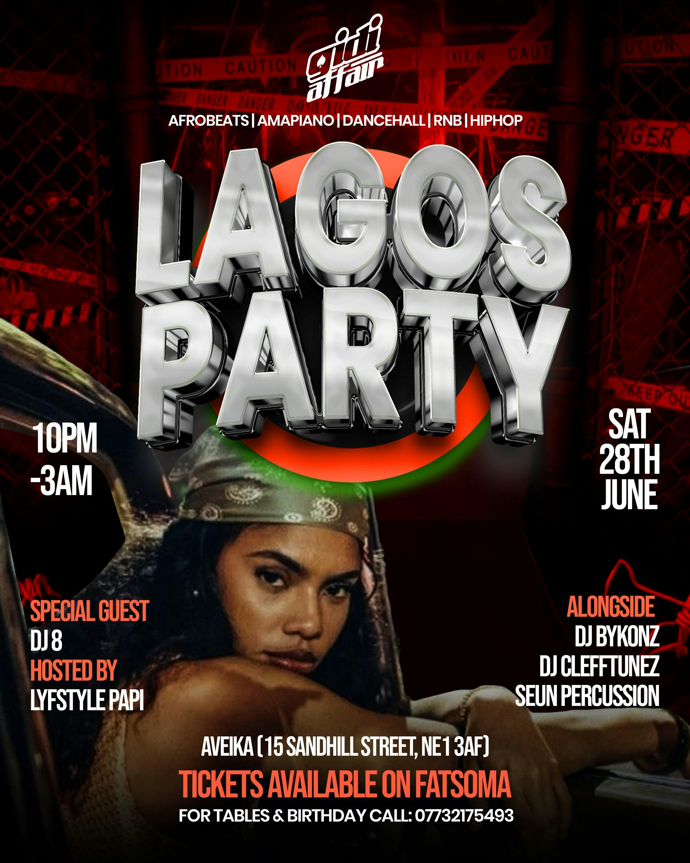 Gidi Affair Presents || LAGOS PARTY || Summer 2025 - SAT 28TH JUNE at ...