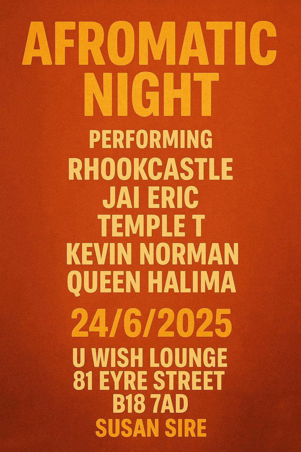 Afromatic Night at U Wish Lounge | Restaurant | Burgers | Pasta ...