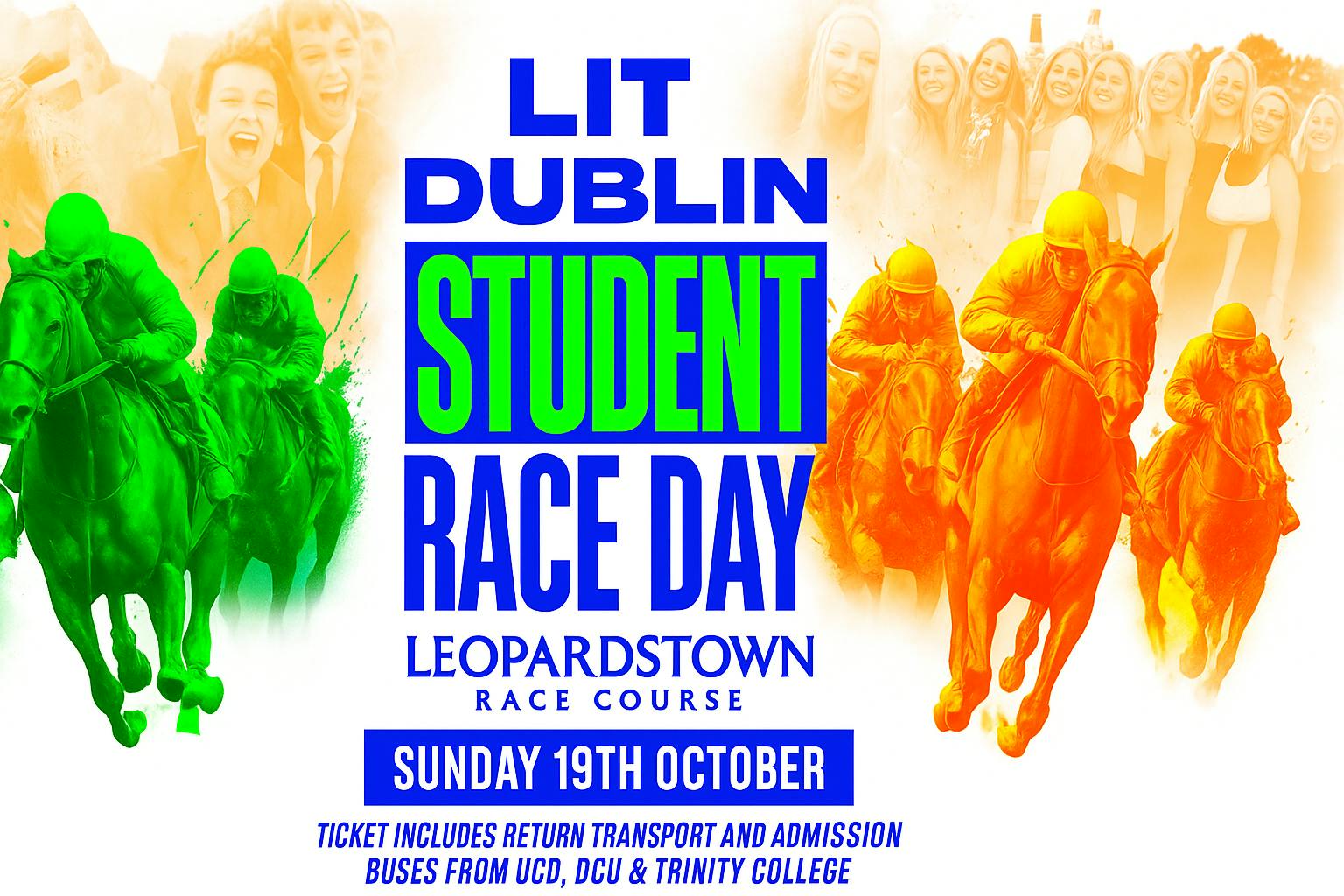 Lit Dublin Student Races @ Leopardstown - PREREGISTER FOR TICKETS FOR ...