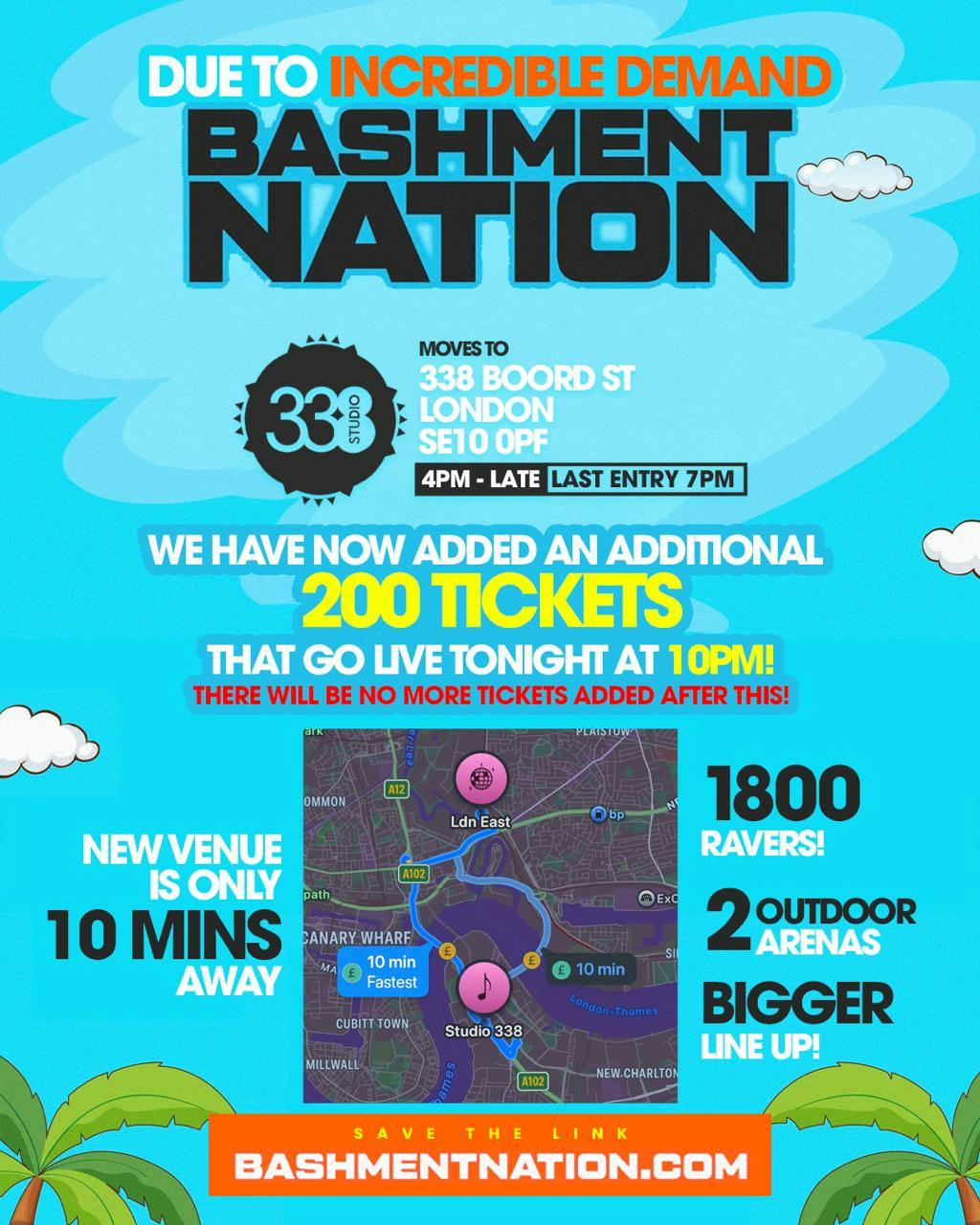 BASHMENT NATION - London’s BIGGEST Summer Day Party - Last 50 Tickets ...
