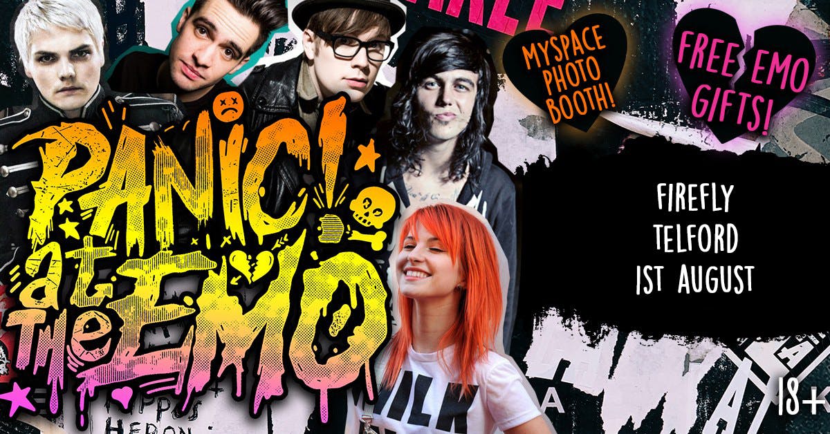 Panic At The Emo Clubnight at Firefly, Telford at Firefly, Telford on 1st Aug | Fatsoma