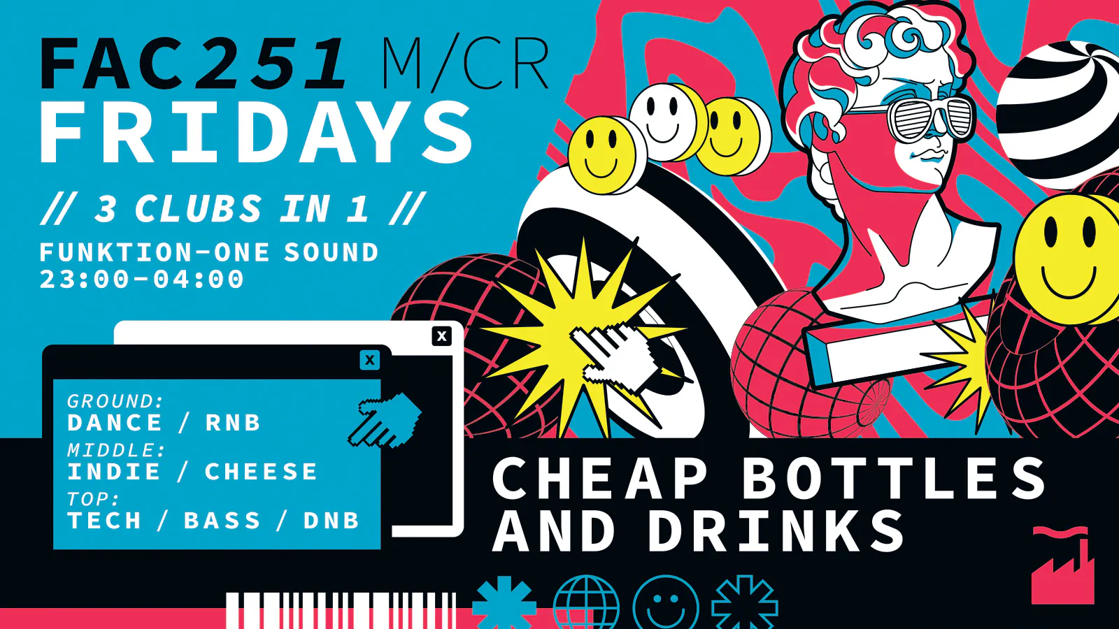 FACTORY 251 FRIDAYS at FAC251 - Factory Manchester, Manchester on 15th ...