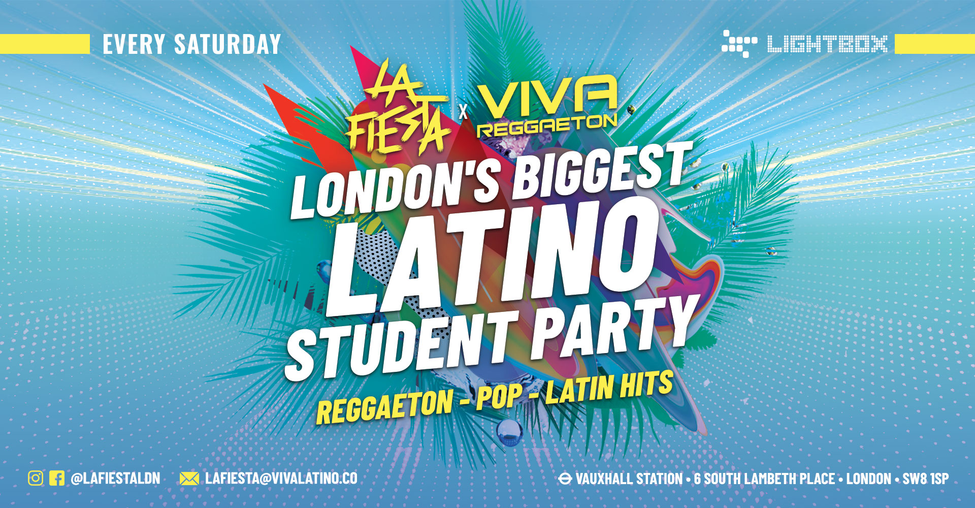La Fiesta - LONDON'S MOST DIVERSE, BIGGEST AND CRAZIEST PARTY! at ...