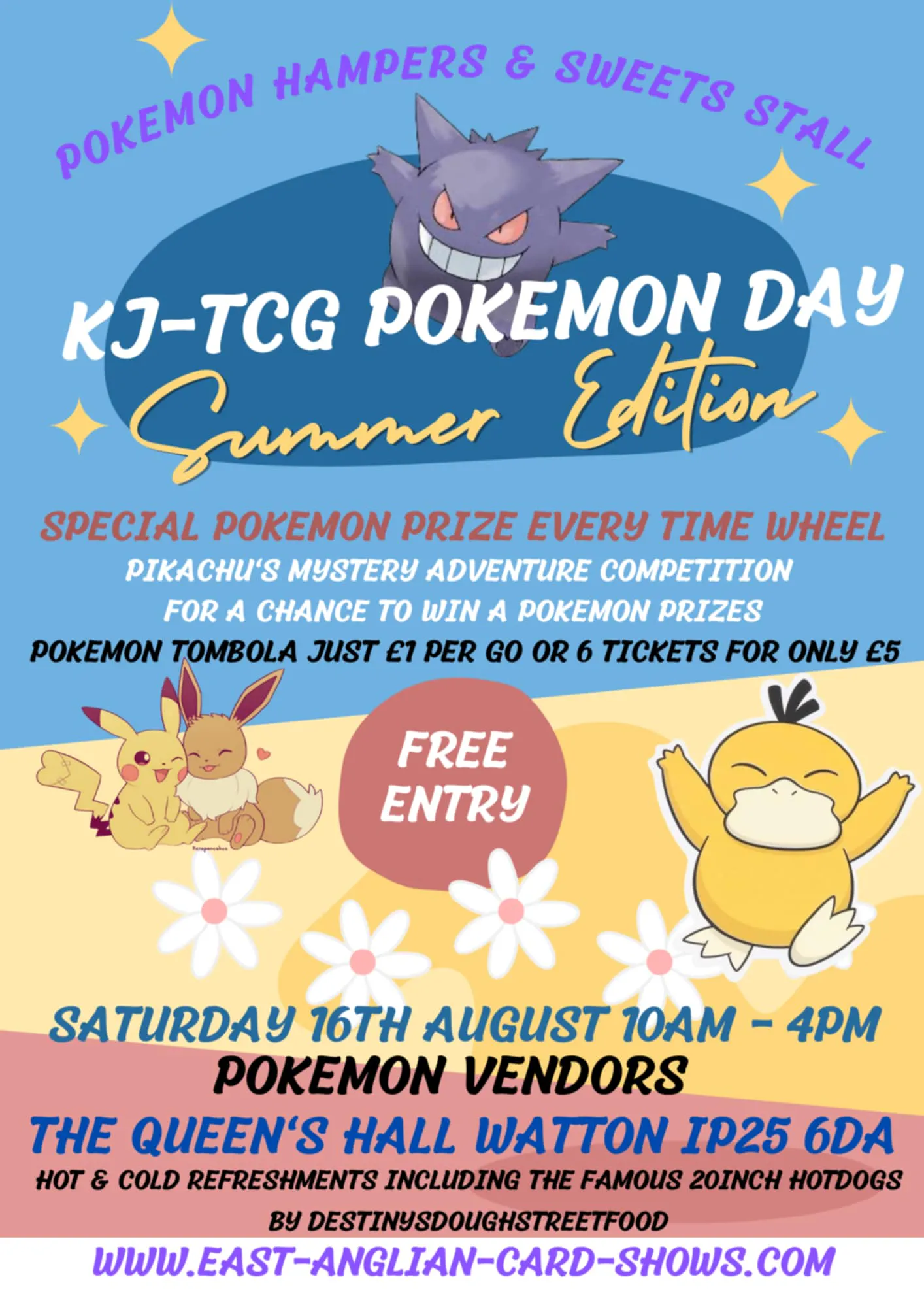 Watton's Pokemon Day at Queens Hall, Thetford on 16th Aug 2025 | Fatsoma