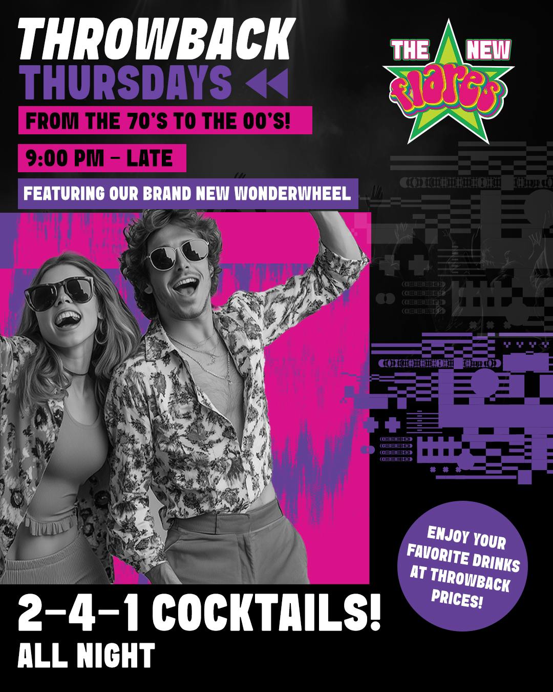 Throwback Thursdays at Flares - Doncaster, Doncaster on 10th Jul | Fatsoma