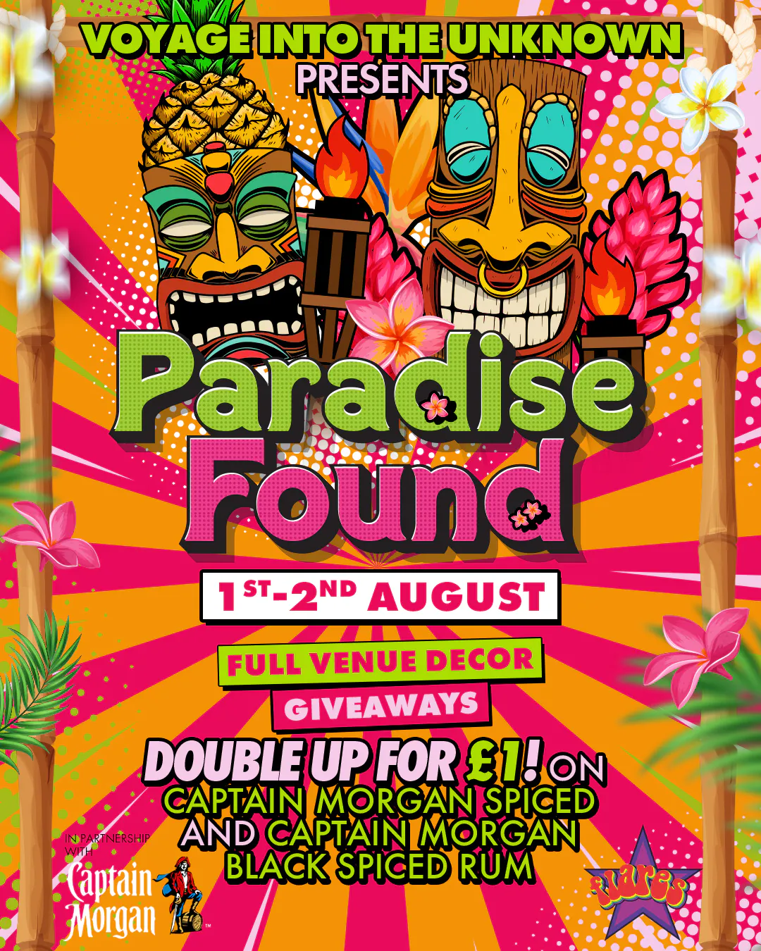 Paradise Found at Flares & Popworld - Middlesbrough, Middlesbrough on ...