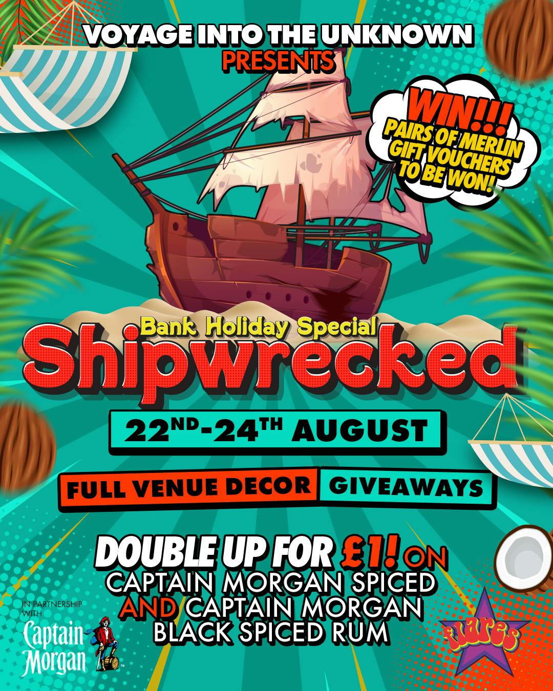 Shipwrecked at Flares & Popworld - Middlesbrough, Middlesbrough on 22nd ...