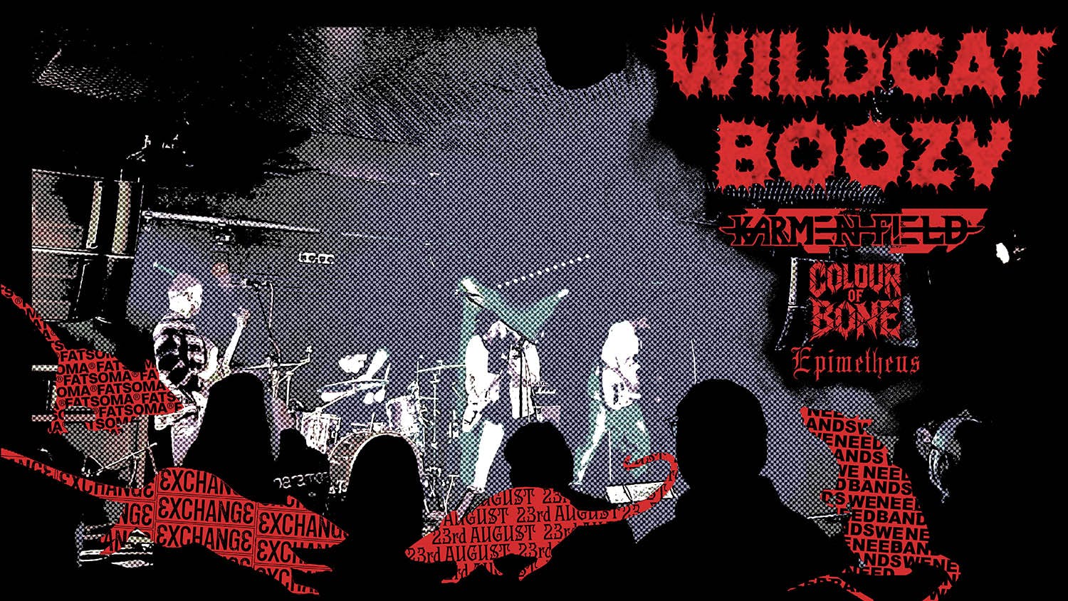 WE NEED BANDS | Wildcat Boozy + Karmen Field + Colour Of Bone ...