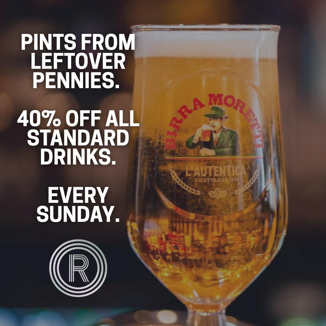 40% OFF SUNDAYS @ ROUTE ONE at Route One Sports Bar, Nottingham on 20th ...