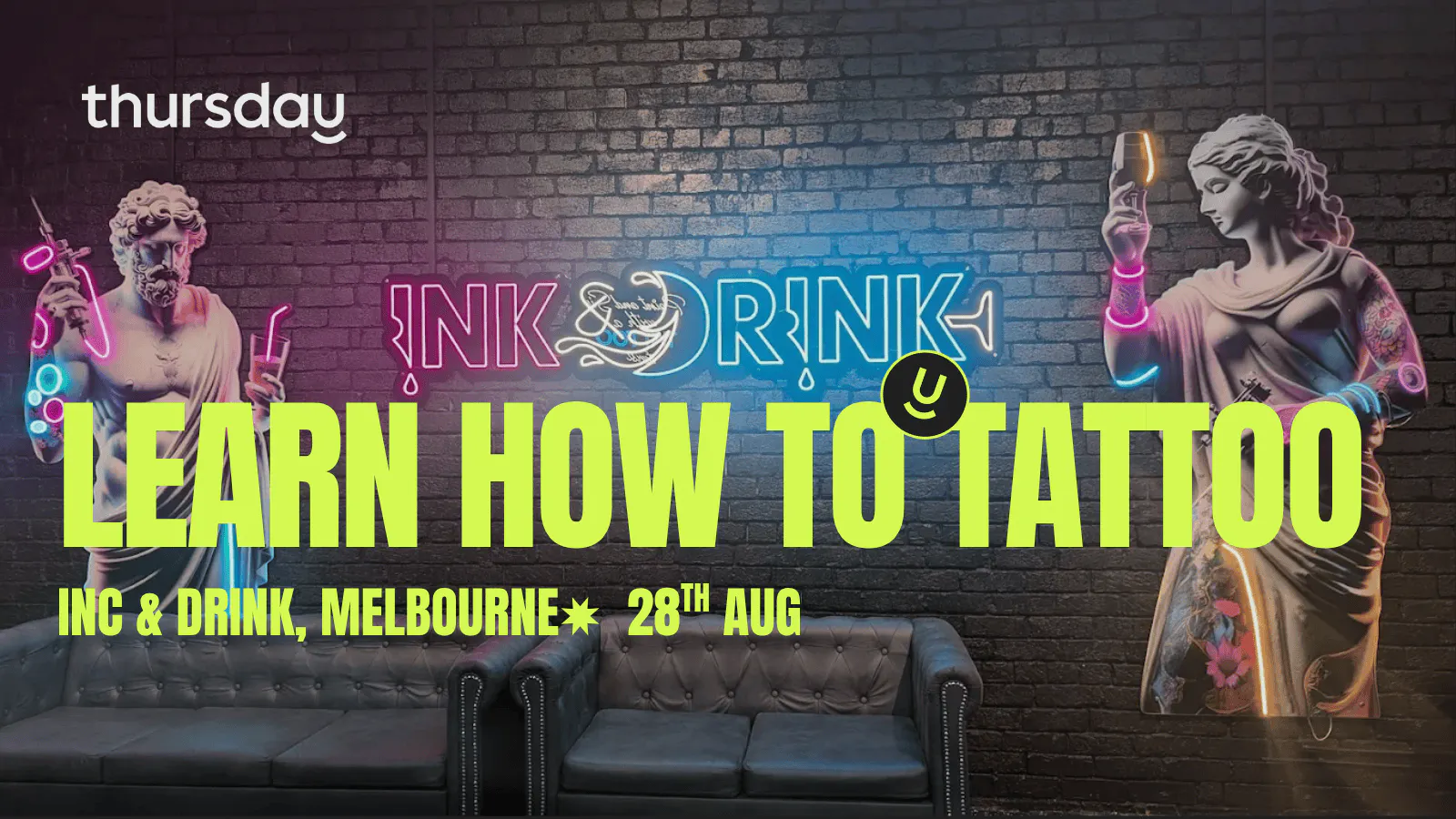 Thursday | TATTOO CLASS (20-40) | Melbourne at Ink & Drink Melbourne ...