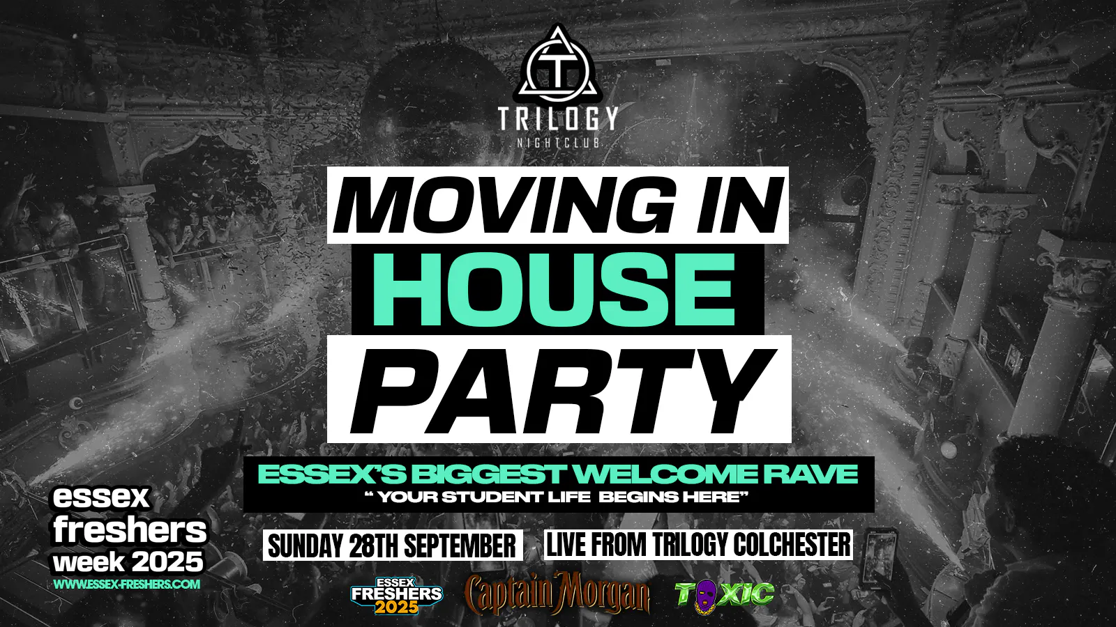 Welcome To Essex | The Freshers Moving In House Party 2025 - Essex's ...