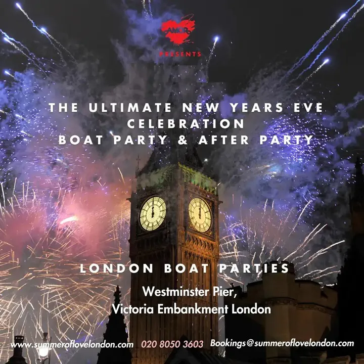 New Year's Eve on the Thames and free after-party on NYE at Crown Pier ...