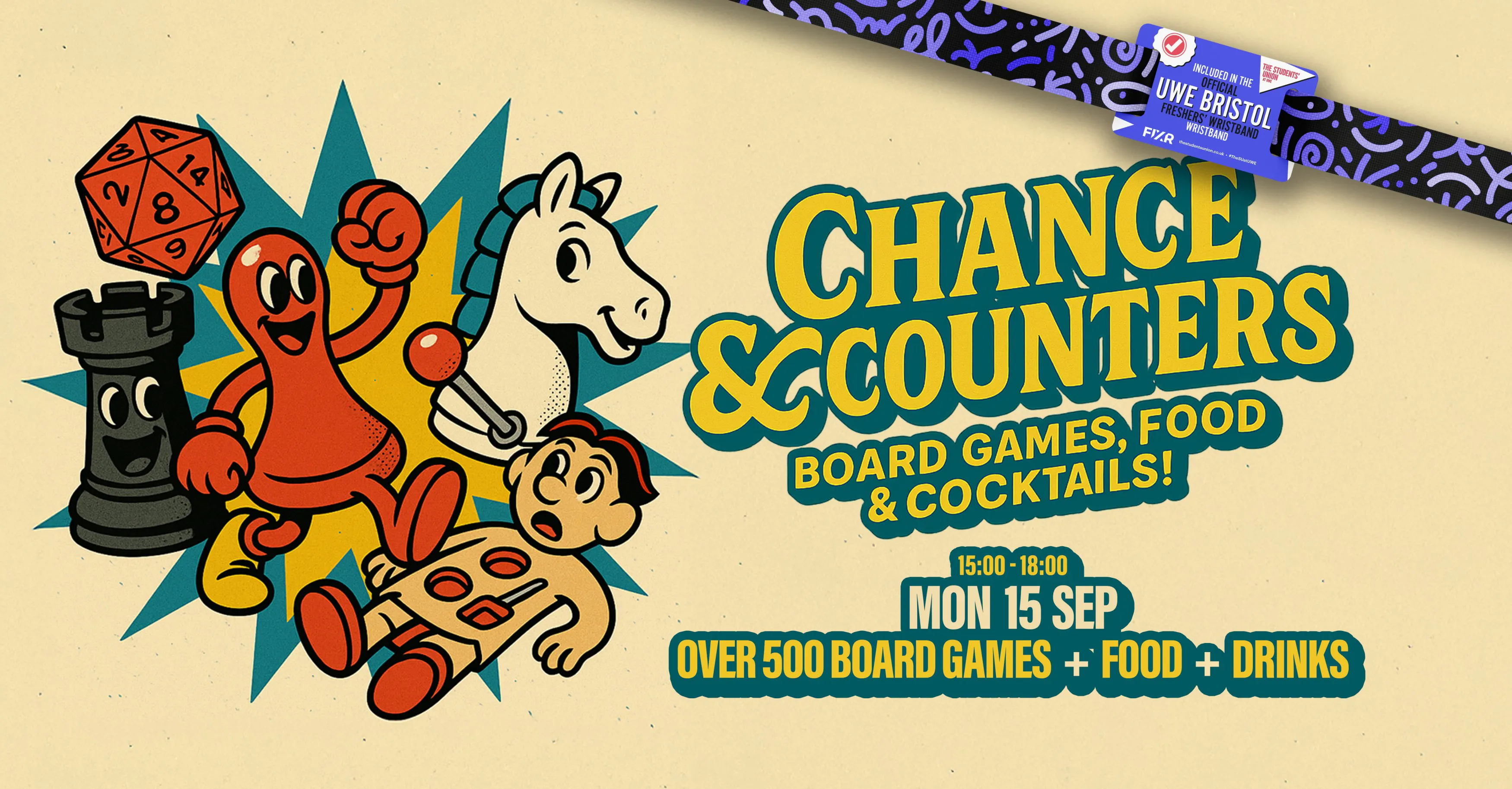 UWE Bristol Official Freshers | Board Games at Chance & Counters at ...
