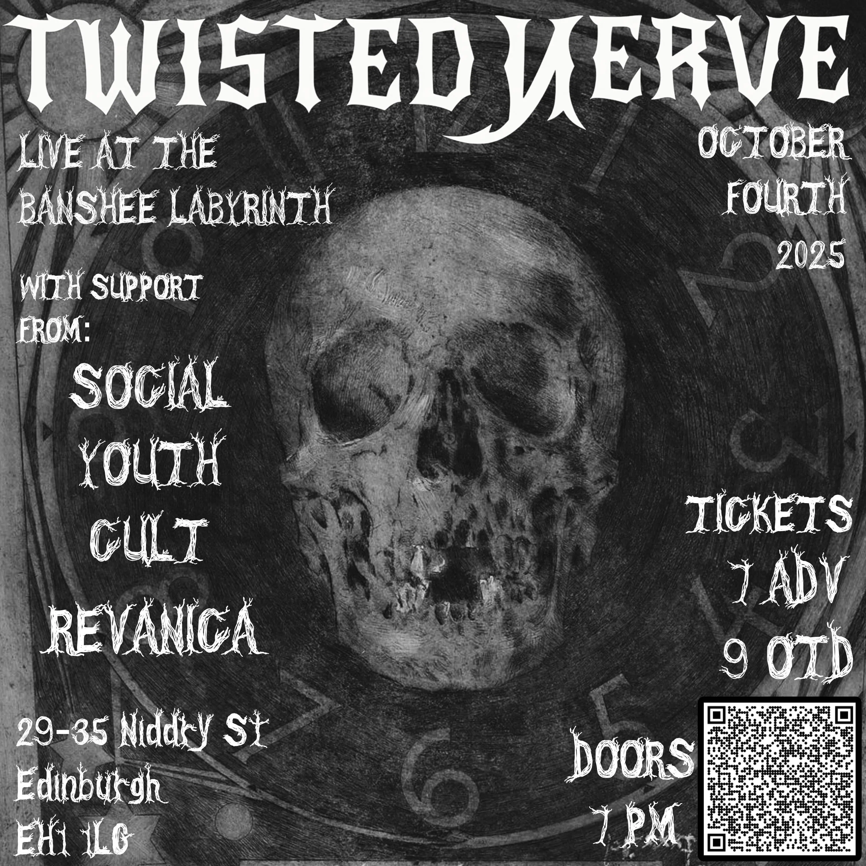Twisted Nerve + Social Youth Cult + Revanica @ Banshee's Labyrinth ...