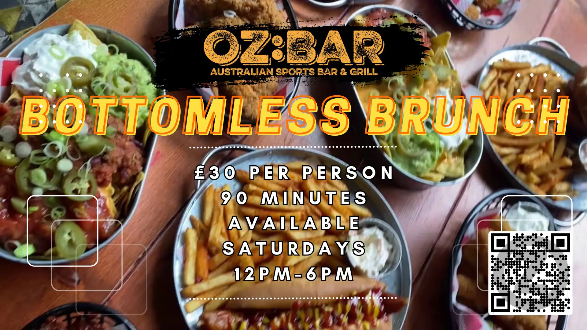 BOTTOMLESS BRUNCH | OZ:BAR | 06.09.25 at OZ Bar, Nottingham on 6th Sep ...