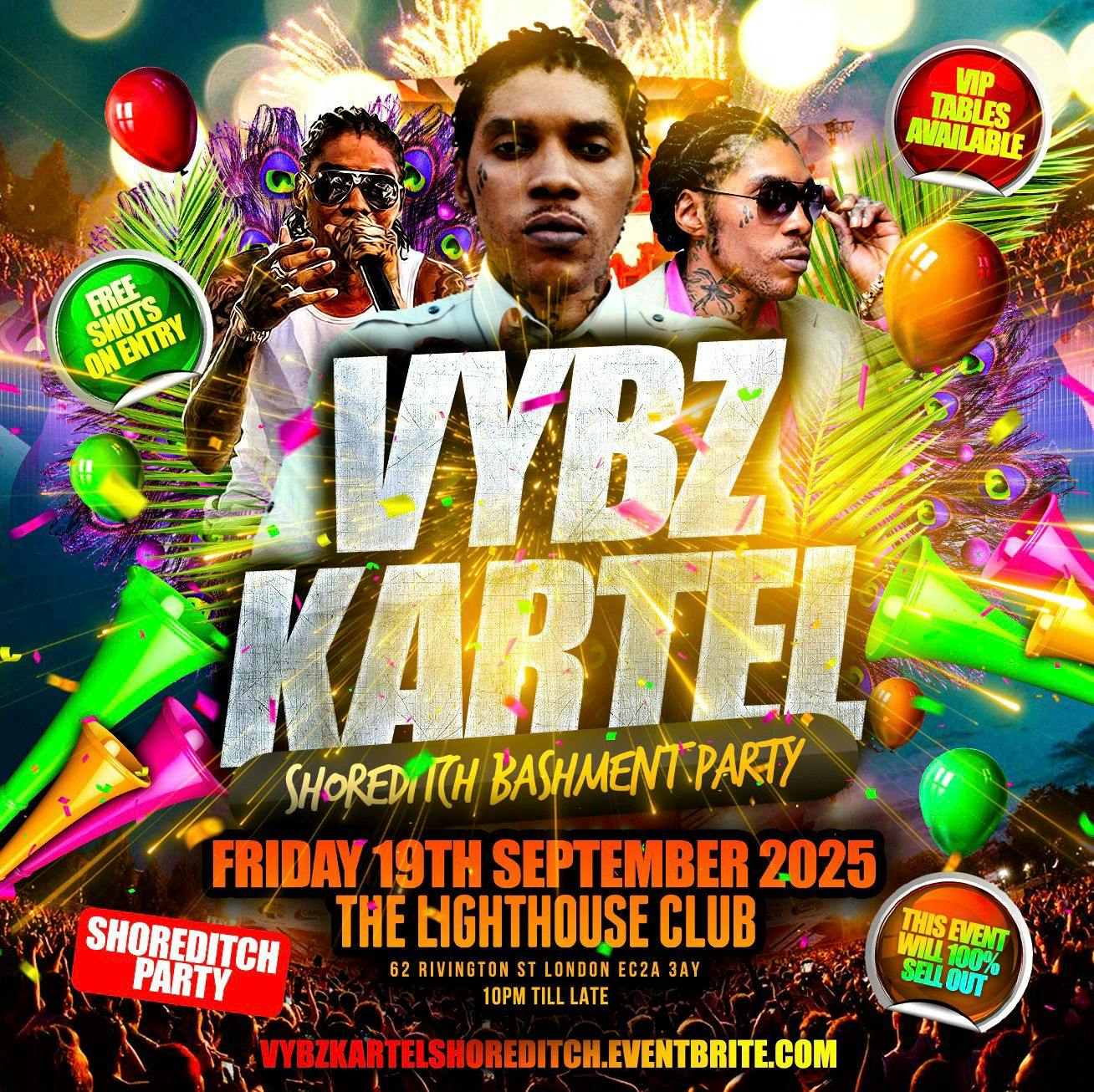 Vybz Kartel - Shoreditch Bashment Party at The Lighthouse Bar and Club, London on 26th Sep | Fatsoma