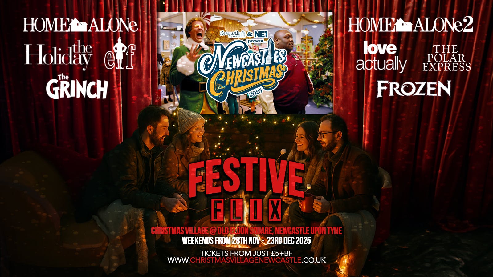 Festive Flix // Saturday 20th December 2025 // Elf & The Holiday! at ...