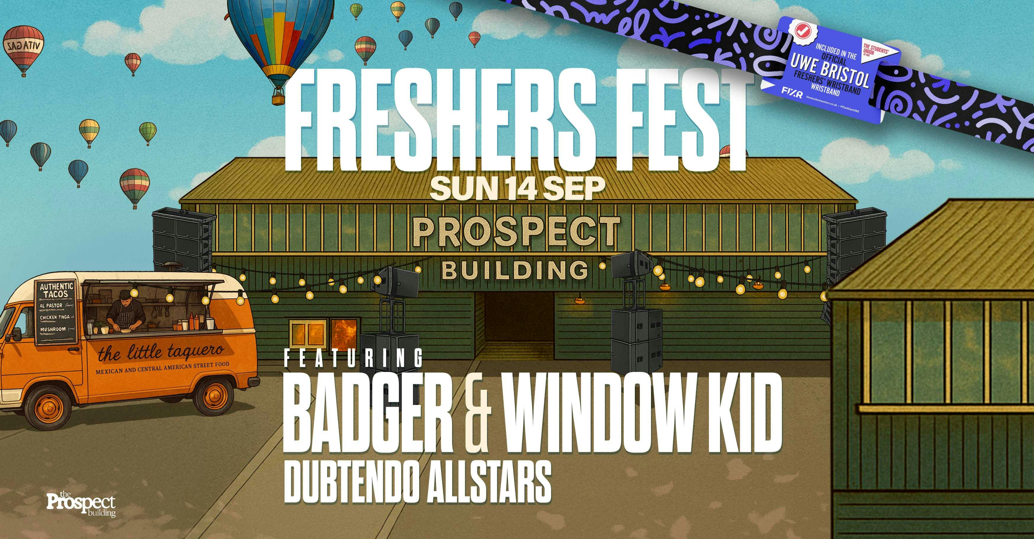 UWE Bristol Official Freshers | Freshers Fest w/ Badger, Window Kid ...