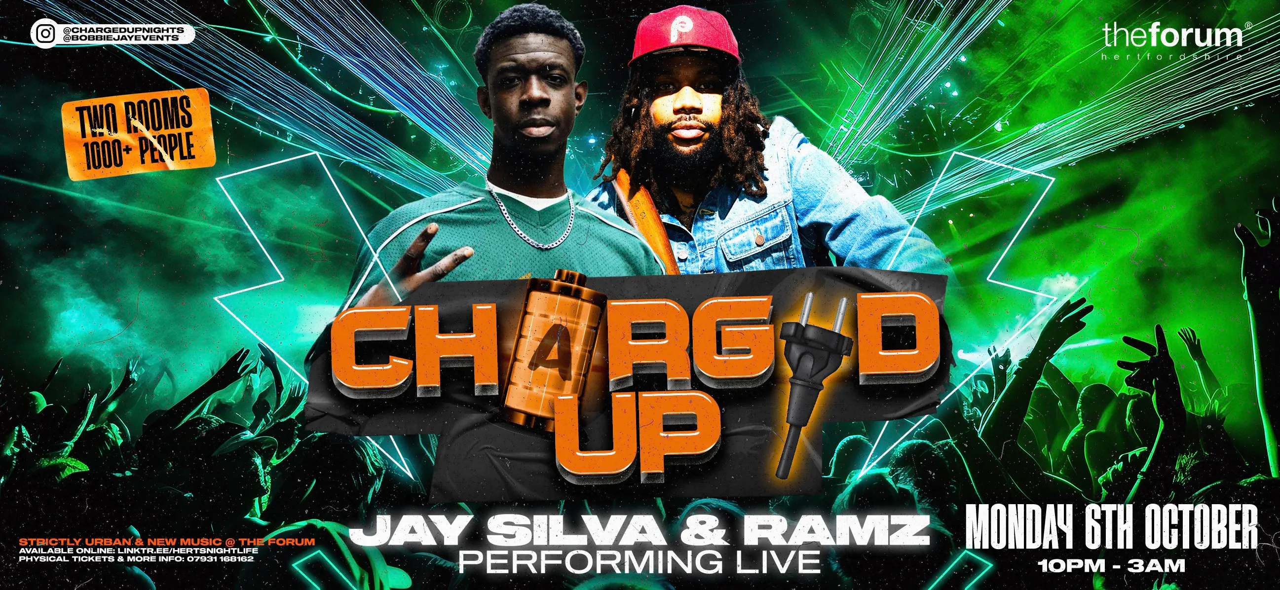 ⚡ CHARGED UP - JAY SILVA & RAMZ LIVE 🔋🔌 at The Forum Hertfordshire ...
