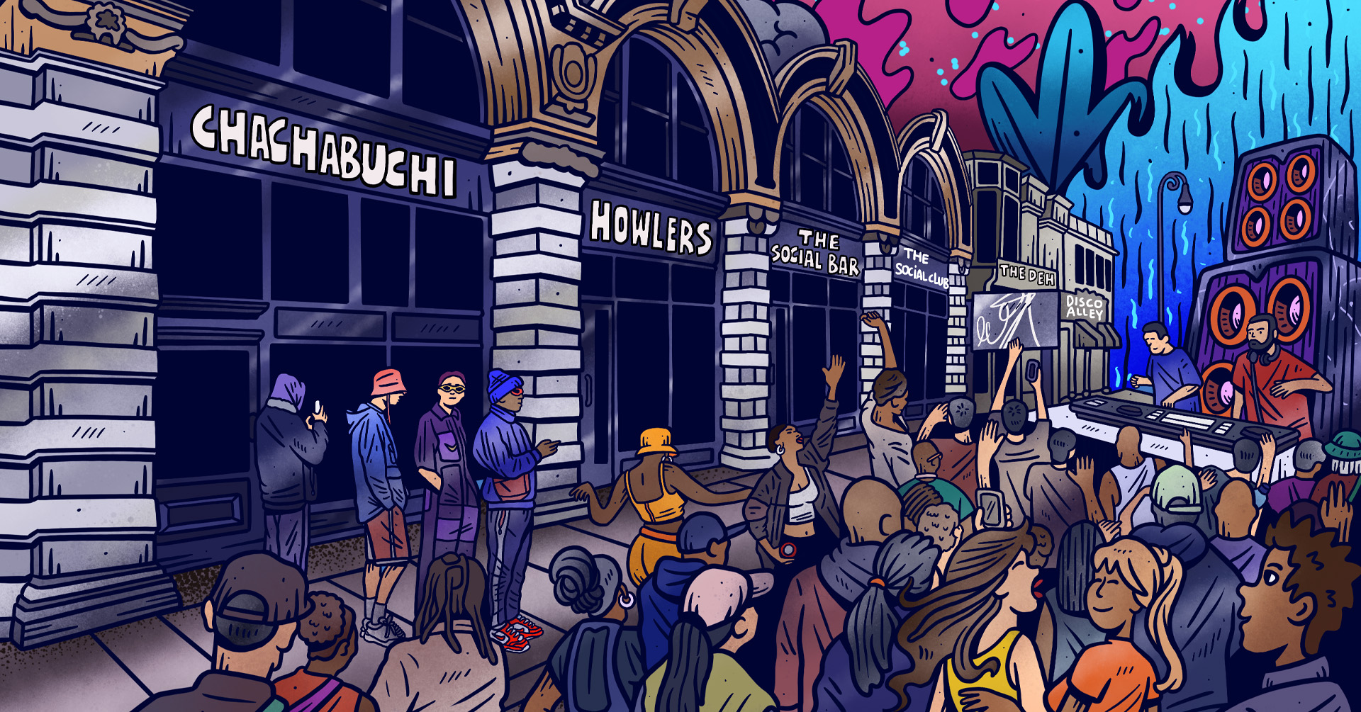 🪅🚏 COLLINGWOOD STREET FRESHERS TAKEOVER 🚏🪅 🕺🪩 7 VENUES, 12 ROOMS, 30 ...