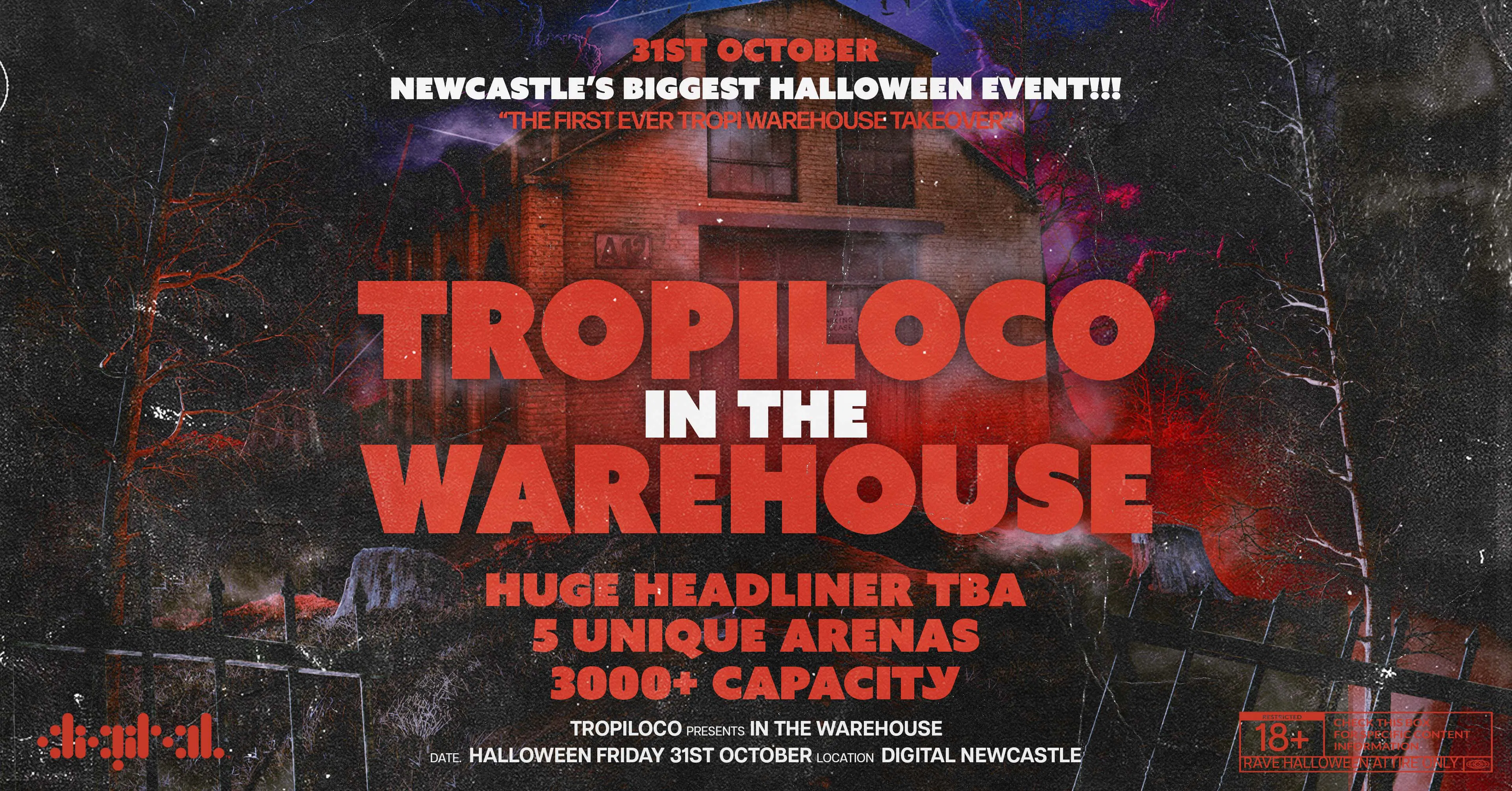 🎃🎪 TROPILOCO IN THE WAREHOUSE 🎪🎃 OMAR+ HEADLINING SET // 3000+ PEOPLE ...