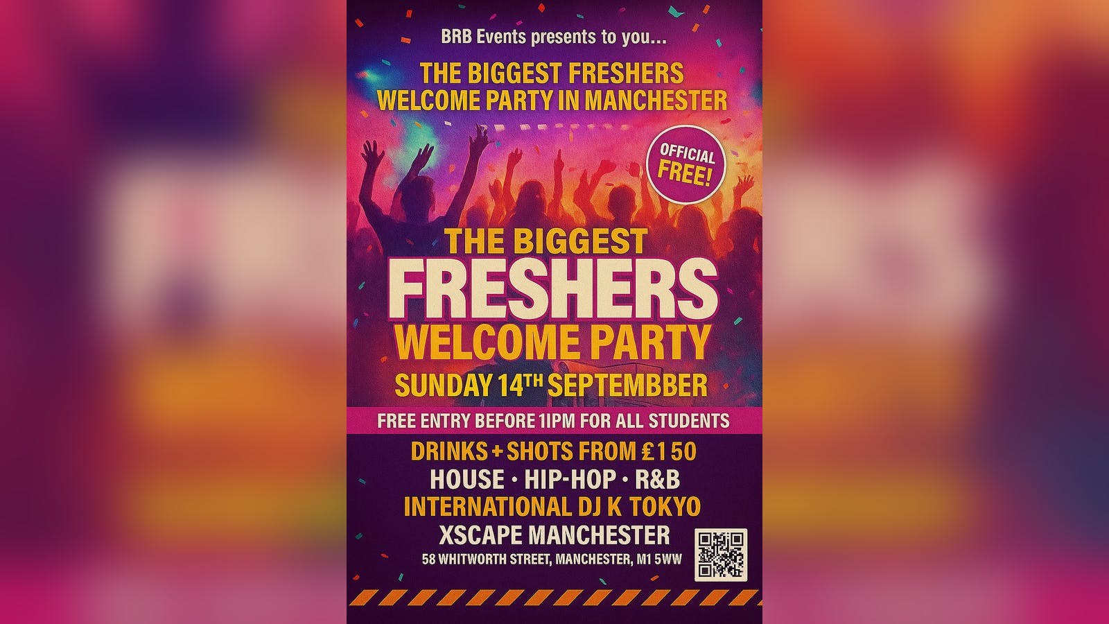 THE OFFICIAL BIGGEST FRESHER'S WELCOME PARTY- FREE ENTRY BEFORE 11PM at ...