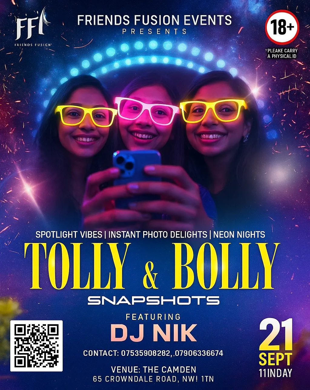 TOLLY & BOLLY SNAPSHOTS 🔥 📷 at The Camden, London on 21st Sep 2025 ...