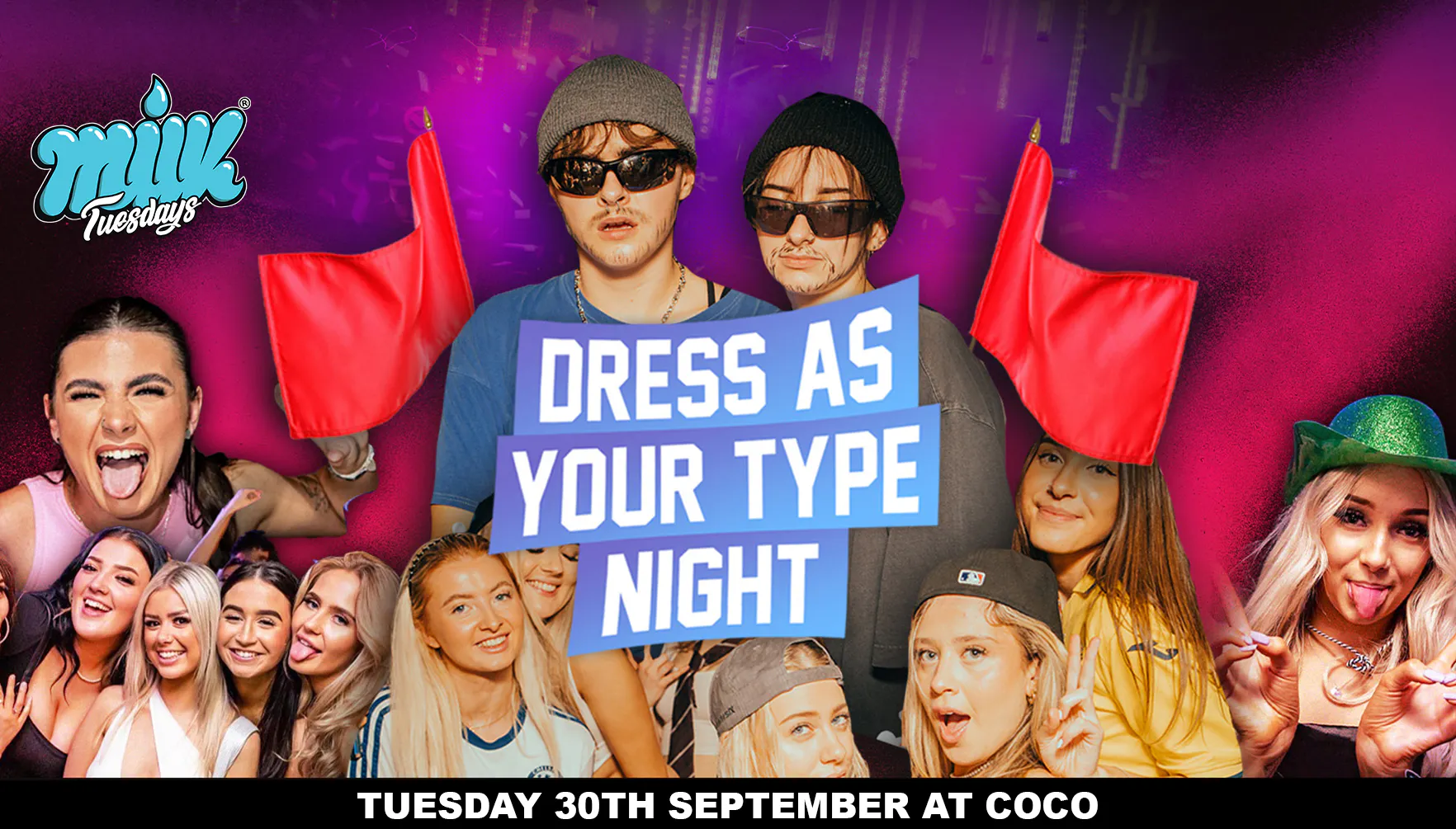 MILK TUESDAYS | DRESS AS YOUR TYPE | COCO at Coco Boho, Edinburgh on ...