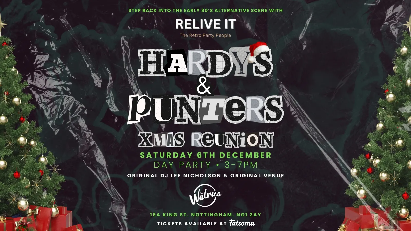 Hardy's & Punters Xmas Reunion at The Walrus, Nottingham on 6th Dec ...